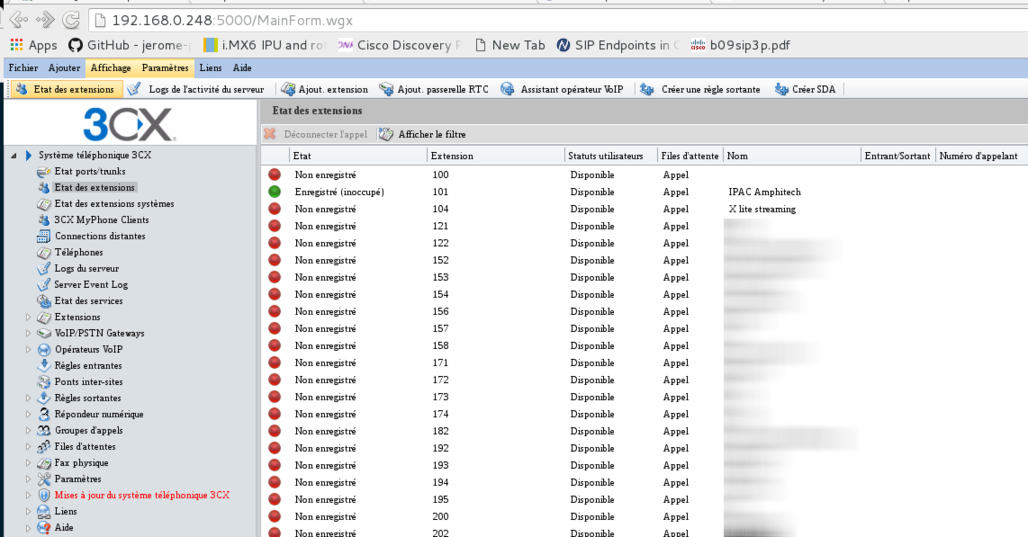 Configuration avec 3CX