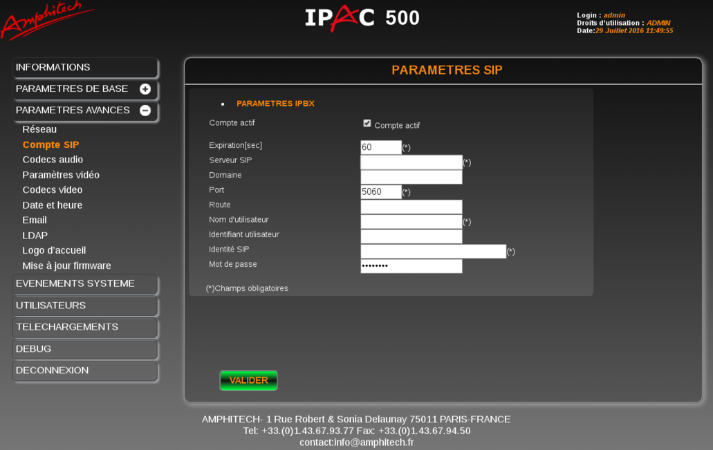 Configuration CUCM 11 avec IPAC