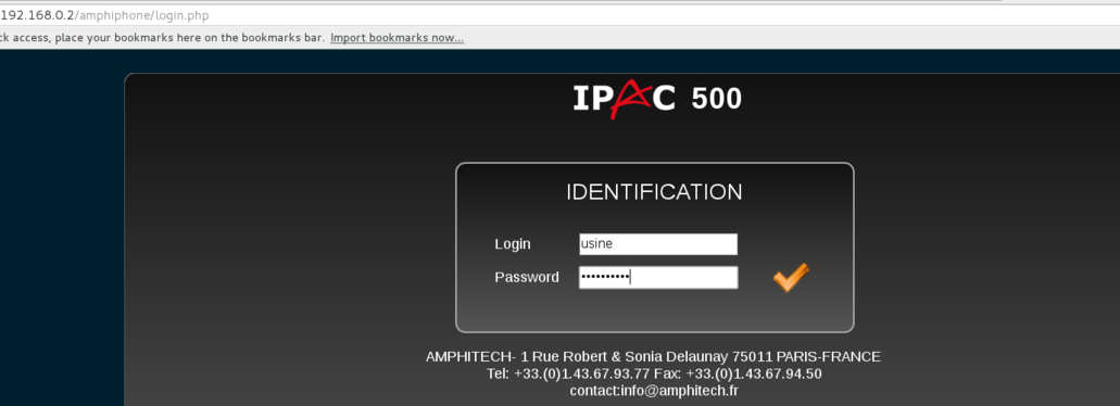 Configuration Grandstream UCM61xx avec IPAC